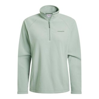 Craghoppers Miska VI Fleece, mit halbem Rei&szlig;verschluss f&uuml;r Damen (Glasiertes Matcha Gr&uuml;n)