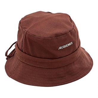 Jacquemus Gadjo Bucket Hat - - Accessories - unisex - Braun - 56 CM