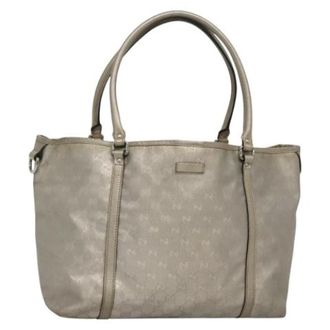 Gucci Pre-owned Toile sacs-gucci - Femme - Pre-owned - Gris - Taille: ONE Size