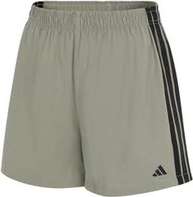 adidas Logo Boxer-Sport Active Essentials Cotton 3 Stripes Cale&ccedil;on Boxeur, Silver Pebble_4a0499, XS Femmes