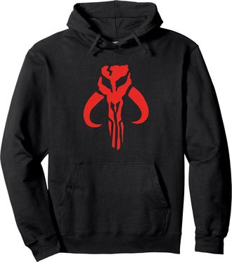 Star Wars The Mandalorian Skull Logo Pullover Hoodie