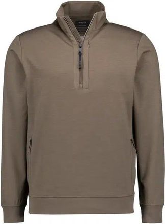 Boggi Milano Herren Sweatshirt braun unifarben