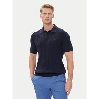 Tommy Hilfiger Poloshirt MW0MW40701 Dunkelblau Regular Fit
