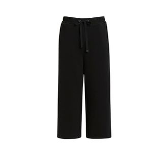 Marina Rinaldi Femme, Pantalons, Noir, Taille: 38 FR Pantalons Cropped &Eacute;l&eacute;gants pour Femmes