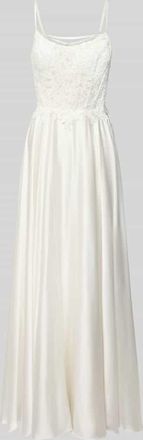 Mascara Abendkleid mit r&uuml;ckseitiger Schn&uuml;rung und Spitze