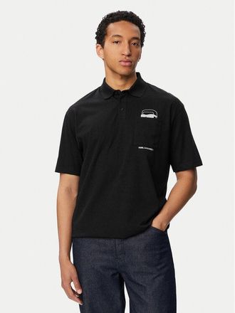 Karl Lagerfeld Poloshirt 745127 561225 Schwarz Regular Fit