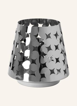 Fink Windlicht Mit Led-Leuchtzylinder Luma silber