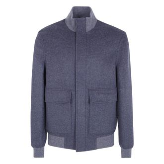 Brunello Cucinelli Bomber Vestes - Homme - Vestes - Bleu - Taille: XL