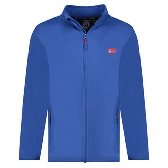Geographical Norway ULYSSE FZ ROYAL BLUE DB MEN 224 (WY6437H/GN-Royal Blue) Fleecejacke in K&ouml;nigsblau f&uuml;r Herren, warm, Rei&szlig;verschluss, Regular Fit, Outdoor XXL