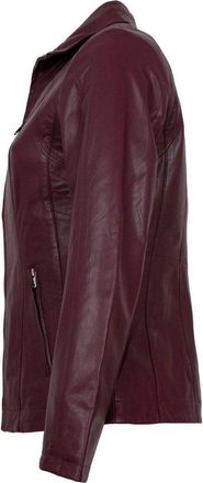 Maddox Lederjacke Paulina MADDOX - Damen Lederjacke Lammnappa bordo