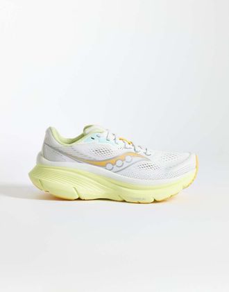 Saucony Guide 19 - Baskets de course - Ivoire/jaune-Blanc