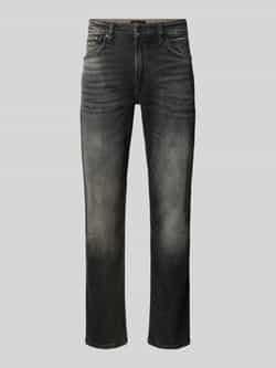 Boss Orange by Hugo Boss Regular Fit Straight Fit Jeans mit Label-Patch