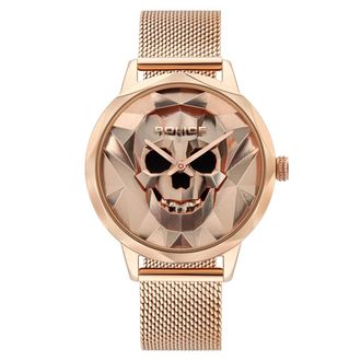 Police Anjar Edelstahl Armbanduhr - - Accessories - Herren - Rosa - ONE SIZE