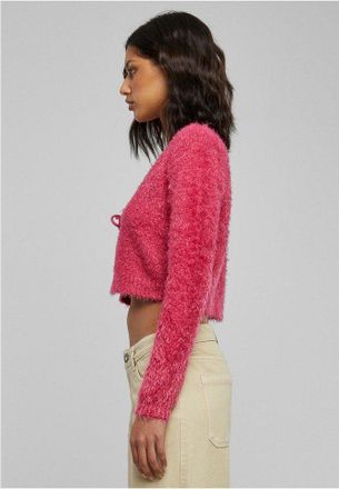 Urban Classics Cardigan Ladies Tied Cropped Feather Cardigan