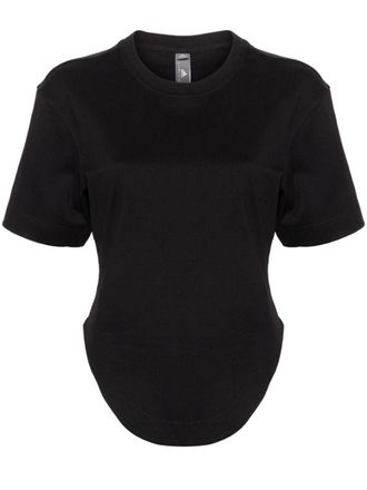 adidas by Stella McCartney T-Shirt aus Bio-Baumwolle - Schwarz