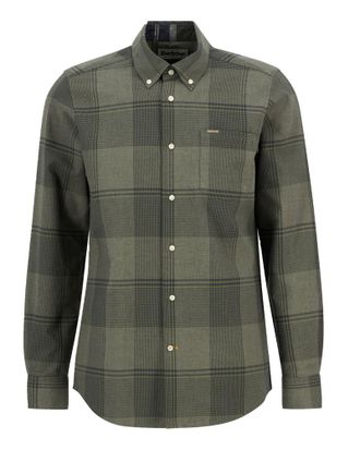 Barbour Flanellhemd aus Baumwolle mit Tartan-Muster, Tailored Fit in