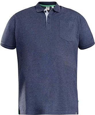 D555 King size Grant Polo Denim chiné 6XL, bleu, 6XL
