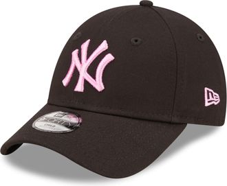 New Era New York Yankees MLB League Essential Black Rose 9Forty Adjustable Kids Cap - Youth