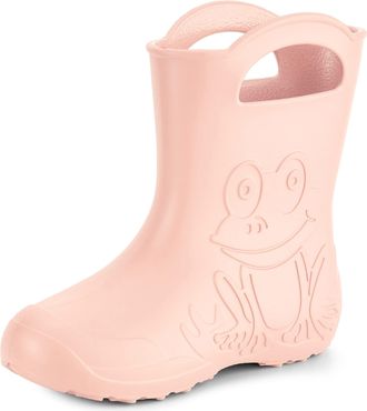 Ladeheid Eva Gummistiefel Damen federleichte wasserdichte Damenschuhe Regenschuhe LA-CA-09 (Puderrosa, 36/37 EU)