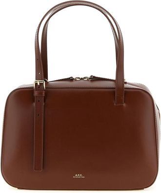 A.P.C. A.p.c., Femme, Sacs, Brun, Taille: ONE Size Virginie Box Handbag