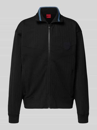 HUGO BOSS Regular Fit Sweatjacke aus Baumwoll-Mix Modell DAVRONTO