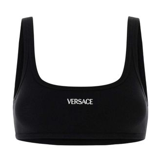 Versace Cotton Ribbed Bralette - - Underwear - Damen - Schwarzk - M