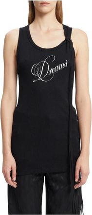 Ann Demeulemeester Seva Standard Tank Top - - Tops - Damen - Schwarzk - L