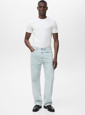 Mango T-Shirt aus Baumwoll-Stretch weiß - Herren - XXL - MANGO MAN