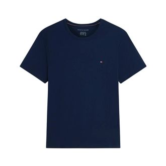 Tommy Hilfiger Homme, Tops, Bleu, Taille: XL T-shirt en maille performance &agrave; col rond