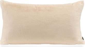 H.O.C.K. Plushy Kissen inkl. Füllung 45x45cm Fake Fur Fellkissen Größen (70x40cm, Natur)