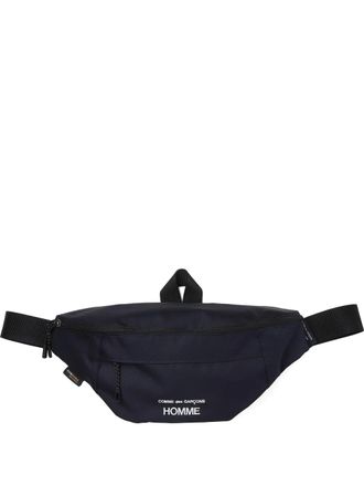 Comme Des Gar&ccedil;ons Kuriertasche mit Logo-Stickerei - Blau