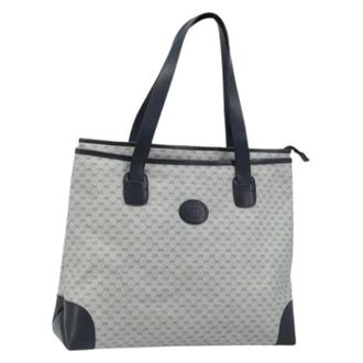 Gucci Pre-owned Vintage Canvas Tote Bag - - Pre-owned - Damen - Blau - ONE SIZE