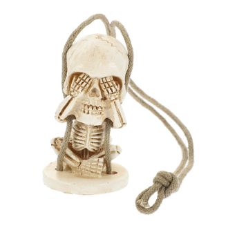 Cabilock Skull Auto Anh&auml;nger R&uuml;ckspiegel Dekoration Leichtes Schwingendes Ornament Langlebig und Einfach zu Reinigen Geeignet zum Aufh&auml;ngen im Auto Rucksack un