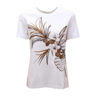 Max Mara Won Jersey T-Shirt - - Tops - Damen - Wei&szlig; - M