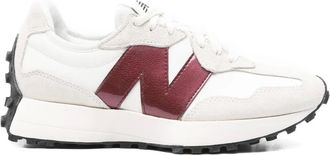 New Balance 327 Sneakers mit Logo-Patch - Weiß