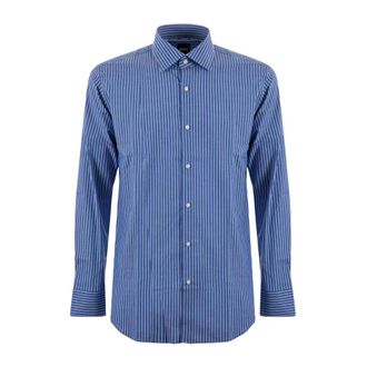 HUGO BOSS Chemise H-Hank Kent - Homme - Chemises - Bleu - Taille: 3XS