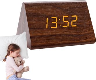 Generic Digital Annunch - Halsausschnitt, elektrische Kamera - großes Display, Klangkontrolle - elektrische Uhr aus Holz mit 3 großen Lautstärkereglern für Sc