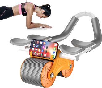 Generic Automatisches Rad, AB-Roller, abnehmbares ABS-Trainingsger&auml;t - Trainingsrolle mit tragbarem Bauch, St&auml;rkung des Trainers f&uuml;r M&auml;nner, Frauen