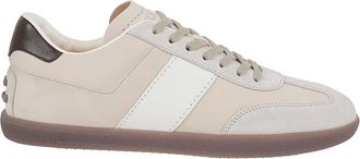 Tod's Homme, Chaussures, Beige, Taille: 42 1/2 EU Tabs Baskets