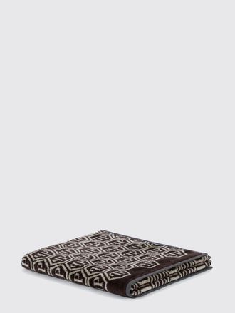 Philipp Plein Drap de plage en &eacute;ponge de coton avec monogramme Hexagon jacquard