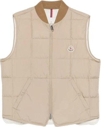 Moncler Homme, Vestes, Beige, Taille: XL Elberton Gilet