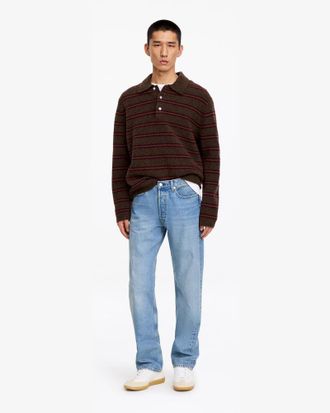 Arket CLIFF Straight Jeans -Blau