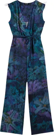 Desigual Jumpsuit JUMPSUITFLORESAZUL 26SWPW40