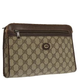 Gucci Pre-owned Vintage GG Canvas Clutch - - Pre-owned - Damen - Beige - ONE SIZE