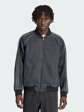 adidas Jeansjacke Sst Denim Track Top IB6948 Grau Regular Fit