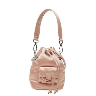 Fendi Sac seau Pre-owned en satin - Femme - Pre-owned - Rose - Taille: ONE Size