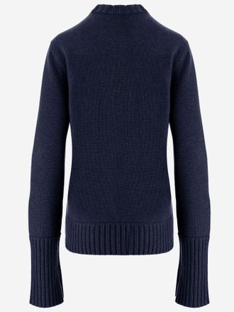 SA SU PHI Womens Cashmere Sweater Navy