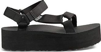 Teva Original Universal Flatform Ws, Sandales Plateau Femme, Noir (Black), 40 EU