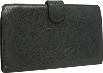 Chanel Pre-owned Cuir petite-maroquinerie - Femme - Pre-owned - Noir - Taille: ONE Size
