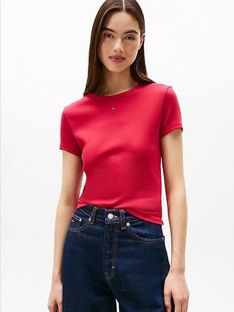 Tommy Hilfiger T-shirt ajusté côtelé
